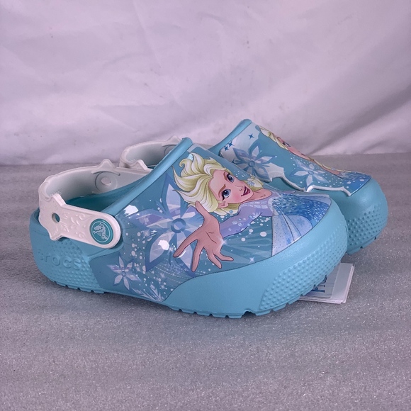 CROCS | Shoes | Crocs Frozen Elsa Light Up Clogs A223a | Poshmark
